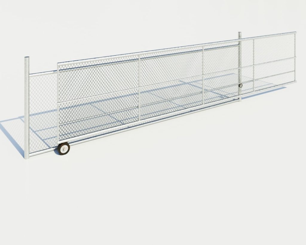 Temporary Slide Gates - Viking Fence