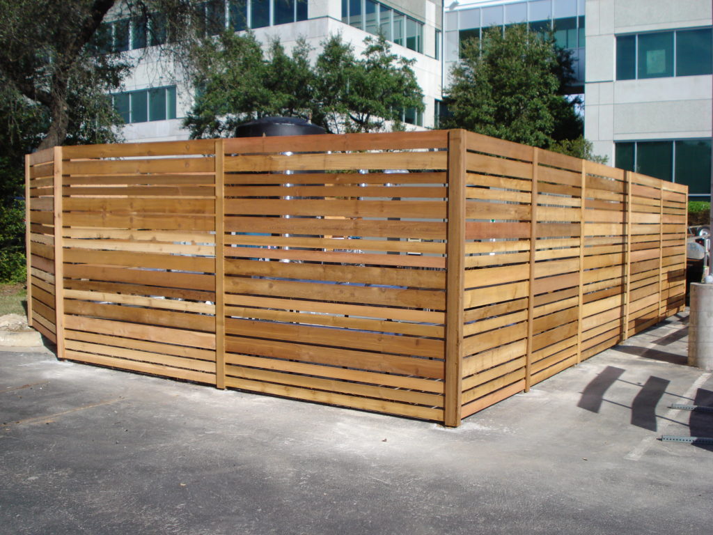 Custom Wood Enclosure - Viking Fence