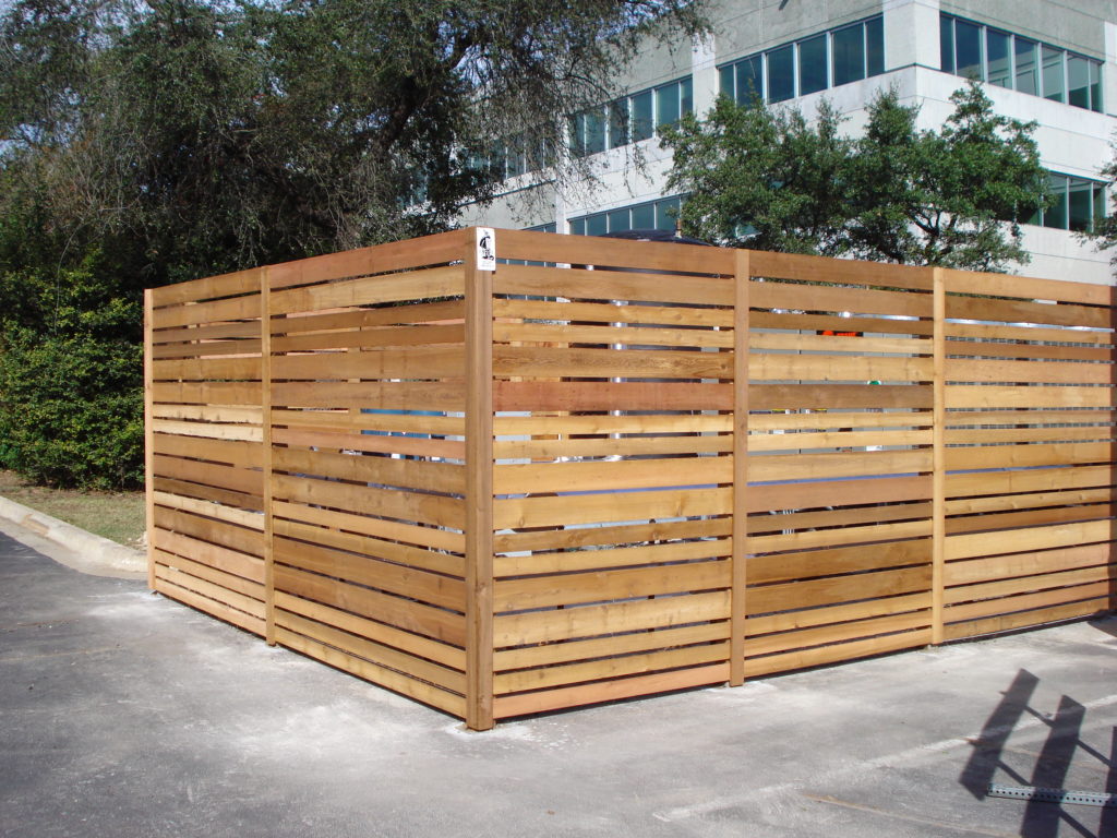 Custom Wood Enclosure - Viking Fence