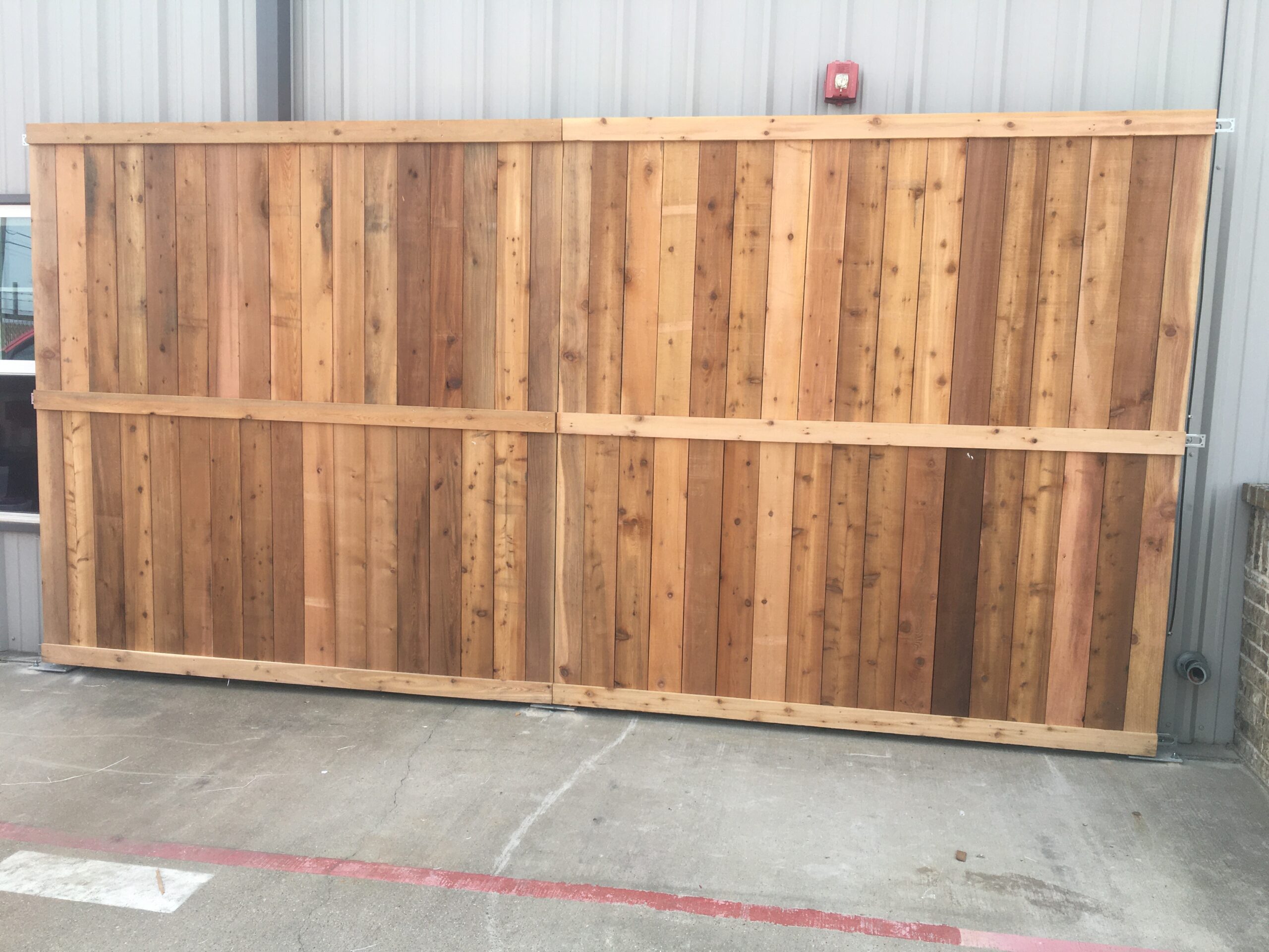 Red cedar fence store